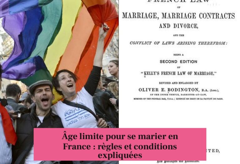 Âge limite pour se marier en France : règles et conditions expliquées ...