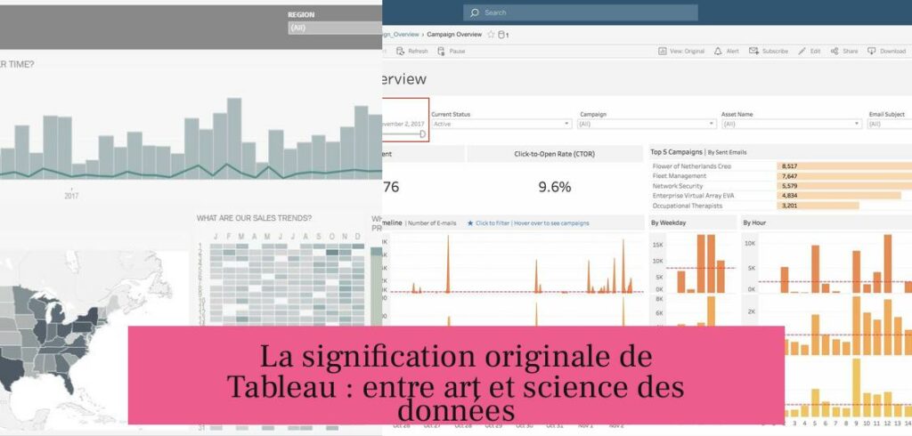 La signification originale de Tableau : entre art et science des ...